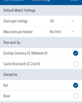 How to Score on PCS – Play-Cricket