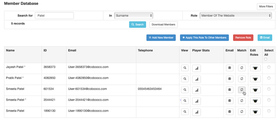 Merging Player Records – Play-Cricket